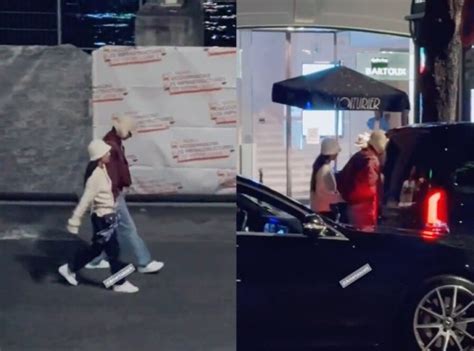 V And Jennie Spotted Together In Paris Kpophit Kpop Hit