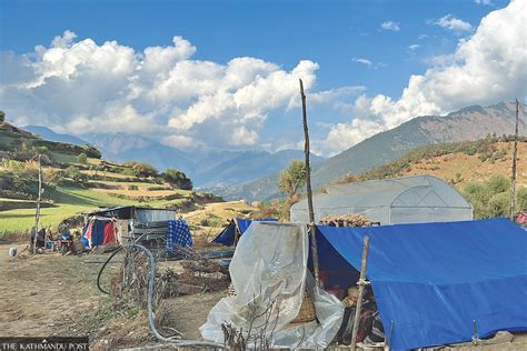 Single Women Unable To Build Temporary Shelters