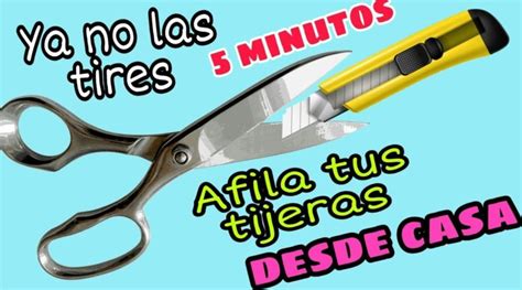 Aprende Como Afilar Las Tijeras En Casa AprenderloFacil