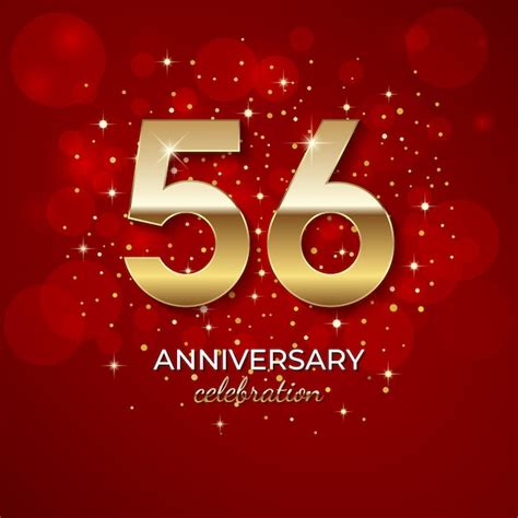 Conception de modèle pour l événement de célébration du 56e