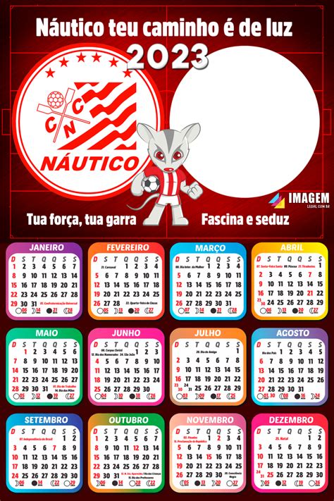 Calendário 2023 Náutico Moldura Png Para Fazer Colagem Imagem Legal