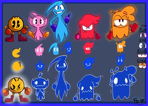 Pacman And Ghost2 By Fanamationu On Deviantart