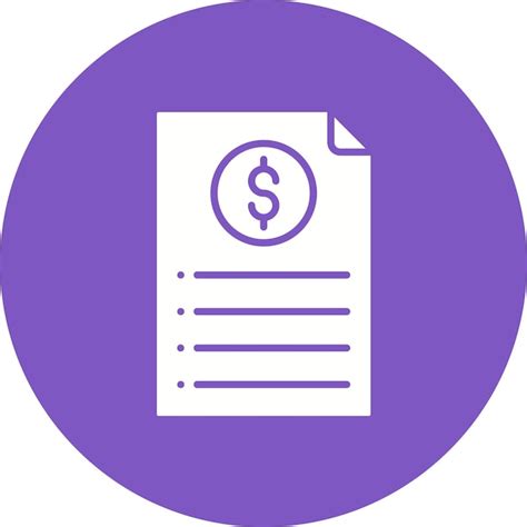 Premium Vector Bill Vector Illustration Style