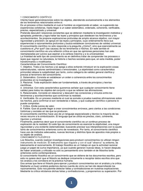 Pdf 2 Conocimiento CientÍfico Dokumentips