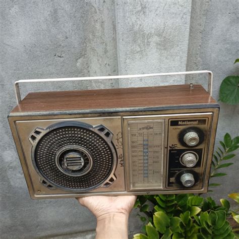 Jual Radio Kayu National Intelics Antik Jadul Shopee Indonesia