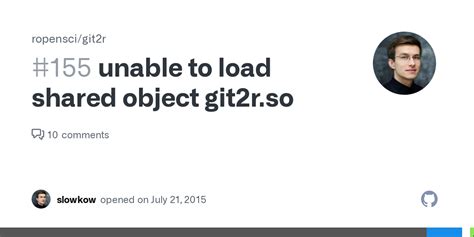 unable to load shared object git2r so · issue 155 · ropensci git2r