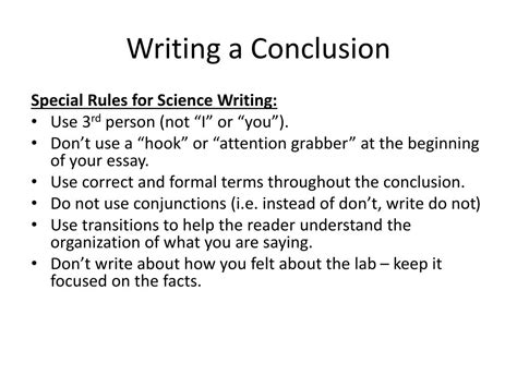 How To Write Conclusion Of A Lab Report New Hutomo