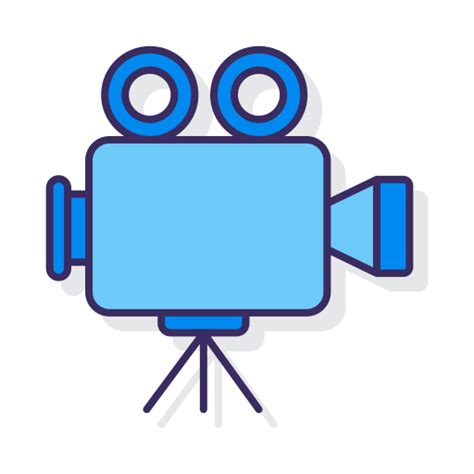 Film Camera Flaticons Lineal Color Icon