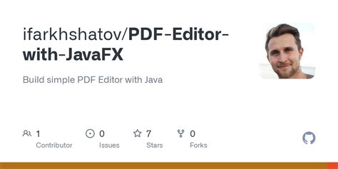GitHub Ifarkhshatov PDF Editor With JavaFX Build Simple PDF Editor With Java