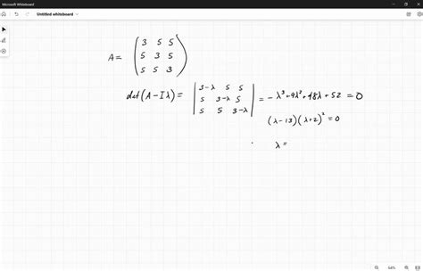 Solved Find The Eigenvalues Of Hint You May Prefer To Use Row Operations To Find The