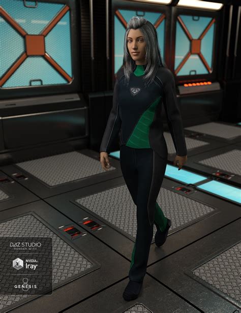 Space Explorer Uniform For Genesis 8 Females Daz 3d