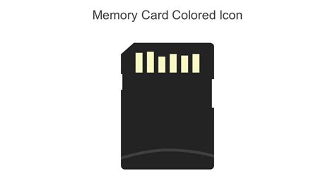 Memory Card Colored Icon In Powerpoint Pptx Png And Editable Eps Format