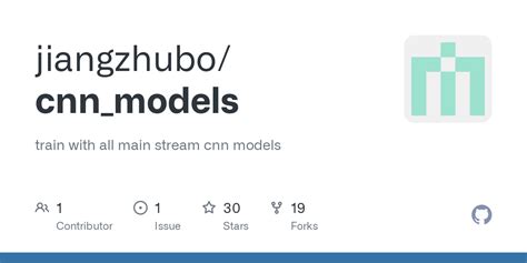 Github Jiangzhubo Cnn Models Train With All Main Stream Cnn Models