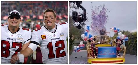 Gronk Spotted At Walt Disney World Having A Blast After Super Bowl Win