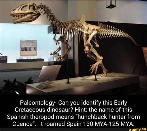Paleontology Can You Identify This Early Cretaceous Dinosaur Hint