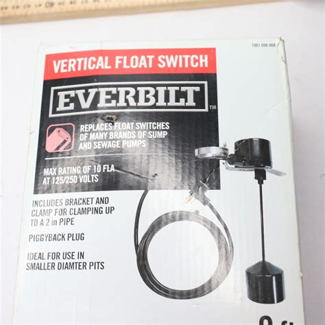 Everbilt Vertical Float Switch For Sump Pumps 375h X 453 Width