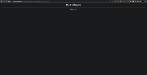 403 forbidden nginx 1 20 2 onlinefix r cracksupport