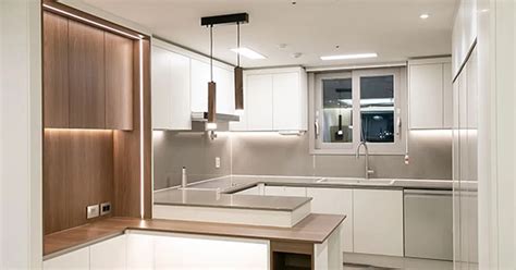 신축아파트의 주방리모델링 모디프 공간개선연구소 숨고 숨은고수