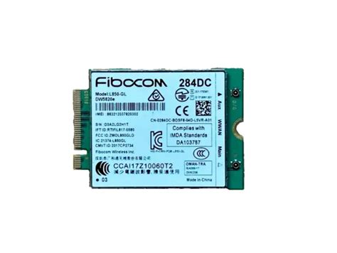 DW5820E L850- LTE 4G Card Module 0284DC 284DC for Laptop 3500 5400 L1T7 ...
