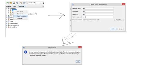Netbeans Error Connecting To Server Localhost On Port 1527 With Message Connection Timed Out