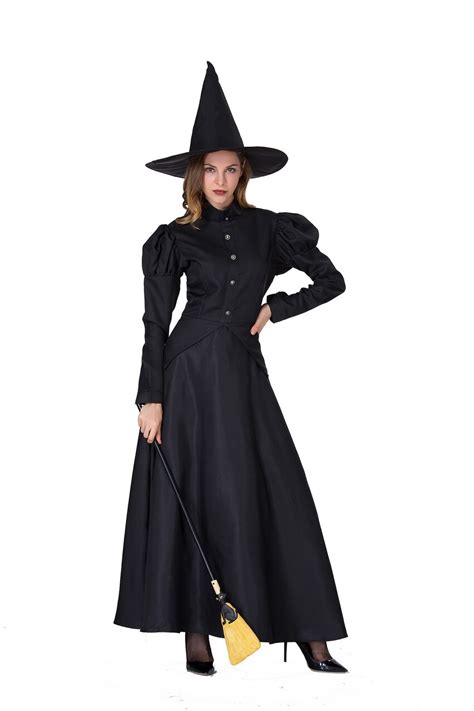 Women Witch Costume Halloween Carnival Costume Bla Vicedeal