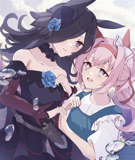 Rice Shower And Haru Urara Umamusume Drawn By Ri Cochet Danbooru