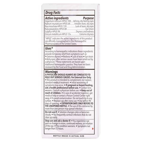 Natural Eyes Dryness Relief Preservative Free Eye Drops