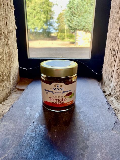 Mani Organic Sun Dried Tomato Paste 180g Carfrae Farm Market
