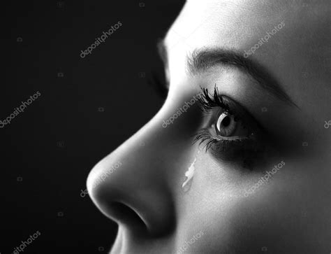Crying Black And White
