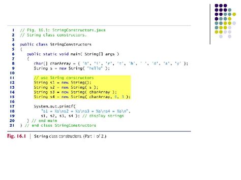 Strings String Builder And Character String Constructors L