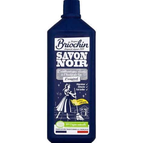 Briochin Savon noir à l huile de lin parfum citron frais Monoprix fr