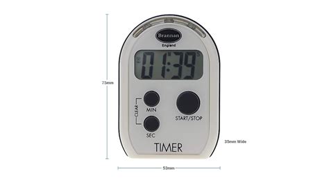 Visual Timer Multi Function With Vibrating Audible And Flashing Alarm