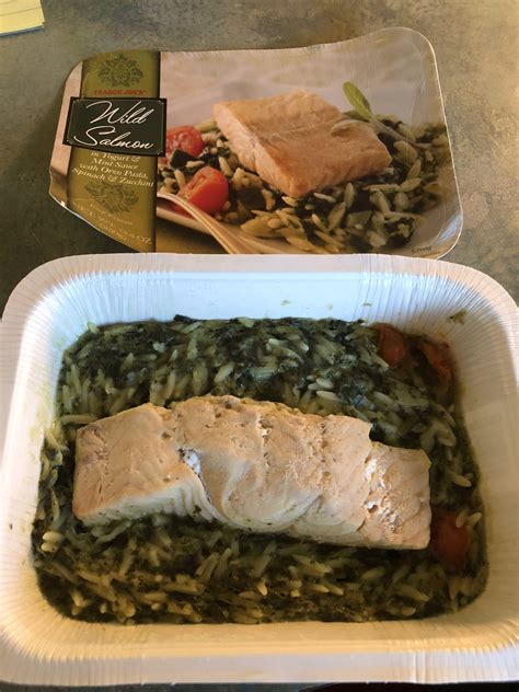 Trader Joes Wild Salmon With Orzo Rexpectationvsreality