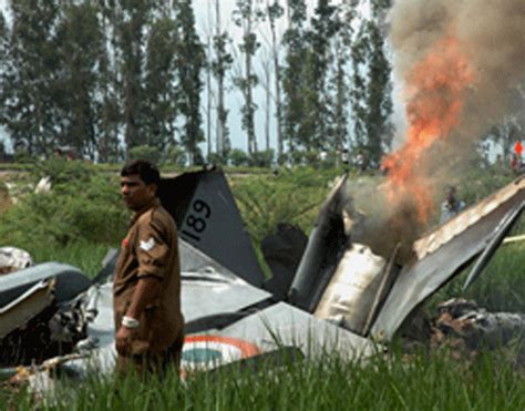 Mig 21 Crashes Pilot Ejects Safely