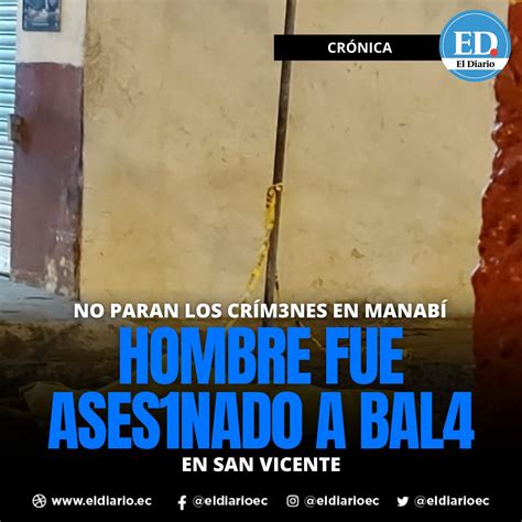 El Diario Manabita on Twitter Manabí La víctima fue identificada