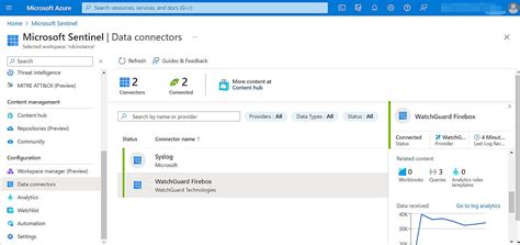 Microsoft Sentinel With WatchGuard Firebox Integration Guide