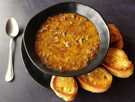 Spanish Garlic Soup Recipe Vegetarian Sopa De Ajo