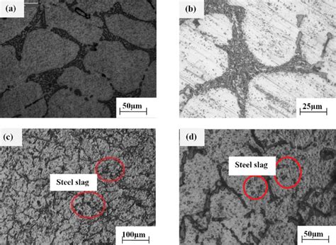 Optical Microstructure Of A And B Aluminium Alloy A356 Matrix C