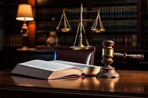 Premium Ai Image Maximizing Legal Expertise Law Book And Judge39s