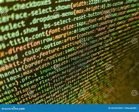 Web Abstract Programming And Created Virus On Laptop Screen Data Bits