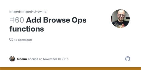 add browse ops functions · issue 60 · imagej imagej ui swing · github
