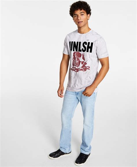 Guess Mens Crewneck Short Sleeve Skull Graphic T Shirt Macys