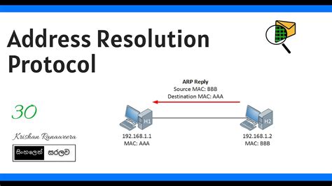 30 Address Resolution Protocol Ccna Sinhala Tutorial Youtube
