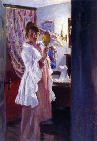 Interior Con La Esposa Del Artista Peder Severin Krøyer ️ Análisis
