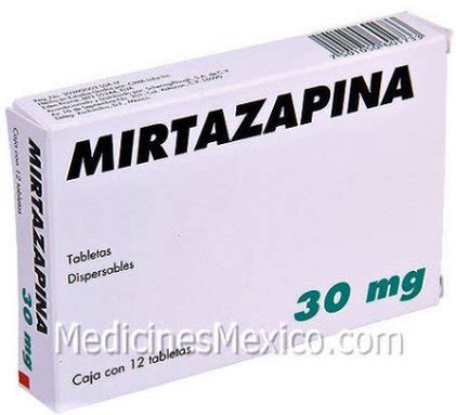 Remeron Mirtazapina Generic Mg Tabs Starting With M Medsmex