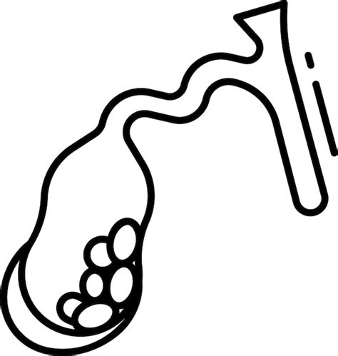 Premium Vector Gallbladder Disease Outline Vector Illustration