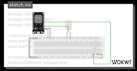 Sensor De Temperatura And Humedad Erick Wokwi Esp32 Stm32 Arduino Simulator