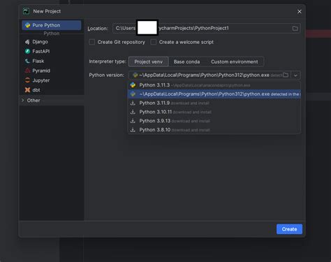 Unable To Generate New Virtualenv From Python Interpreter In Pycharm Stack Overflow