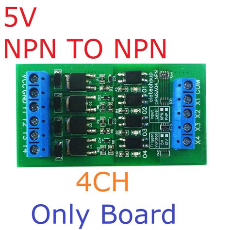 OPMSA04 NPN Input 3 3 5V NPN Output 4CH DC 3 3 24V 0 2kHz PWM Signal Amplifier NPN PNP Logic
