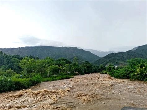广西上林突发山洪暂无人员伤亡 局地性强降雨持续需警惕山洪再次来袭 应急 拥军 工作
